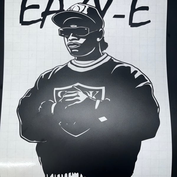 EAZY-E Wall sticker - Folksy