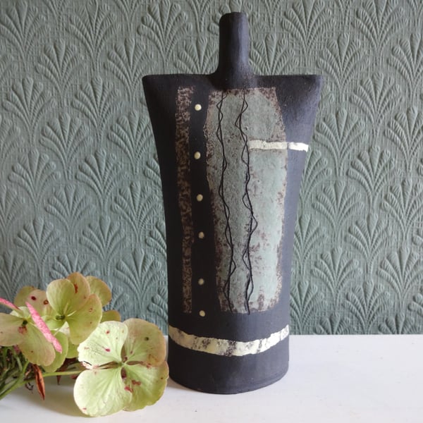 Contemporary abstract sculpture ceramic art in ... - Folksy