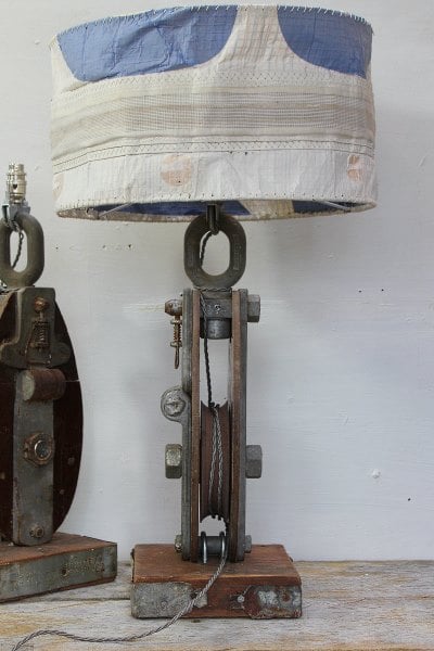 Factory industrial Table Lamp,Upcycled lamp,Vin... - Folksy