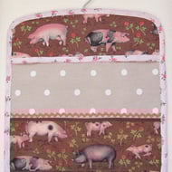 Pig Peg Bag - Folksy
