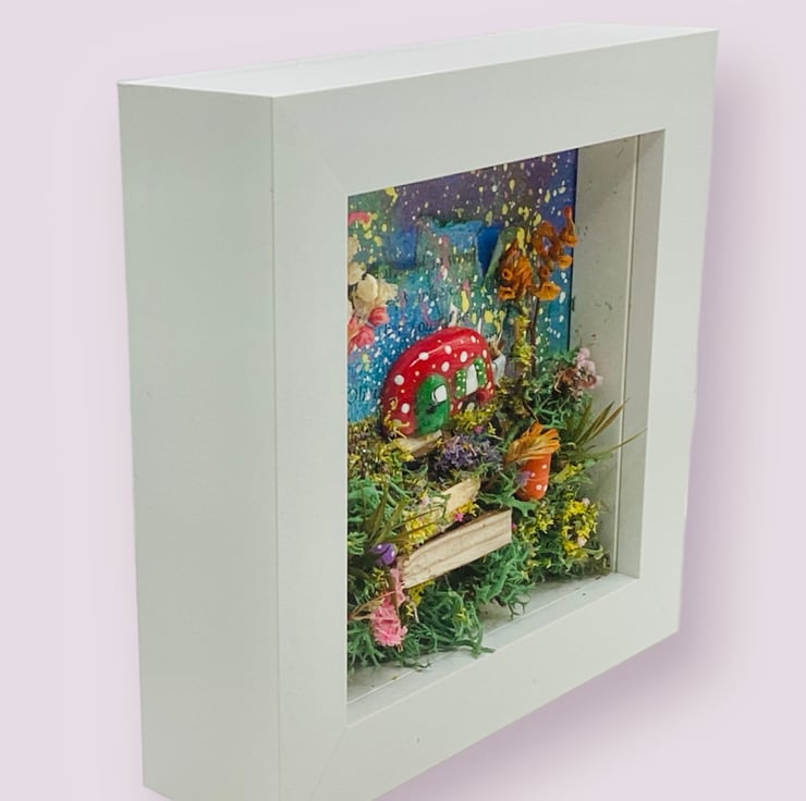 Handmade Shadow Box Frame Creative Design Gift ... - Folksy