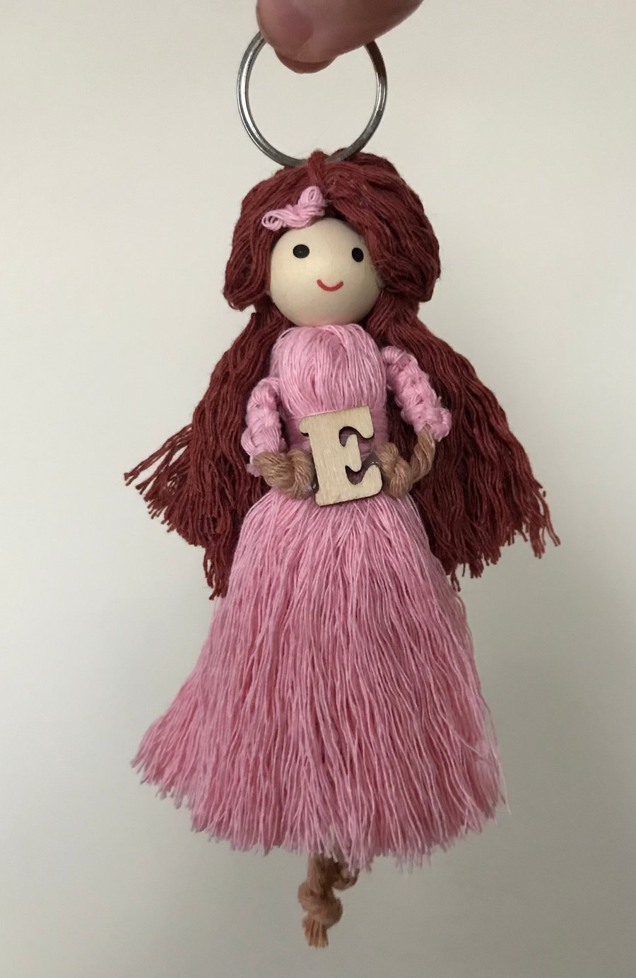 Personalised doll keyring - Folksy