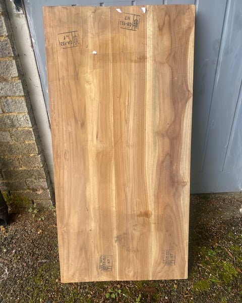 DIY Unfinished Chunky Solid Teak Table Top , De... - Folksy