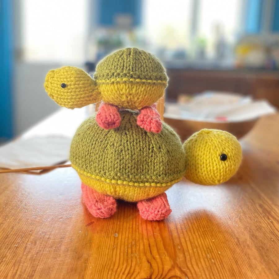 Happy Turtles Knitting Pattern - Folksy
