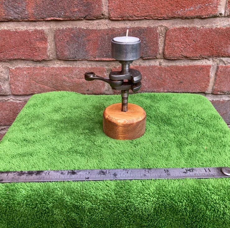 Tea Light Candle Holder, Industrial Style, made... - Folksy