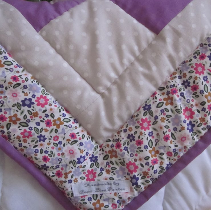 Handmade Patchwork Quilt - Folksy