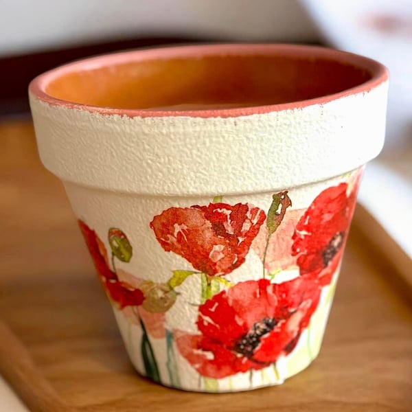 Poppy Pot - Folksy