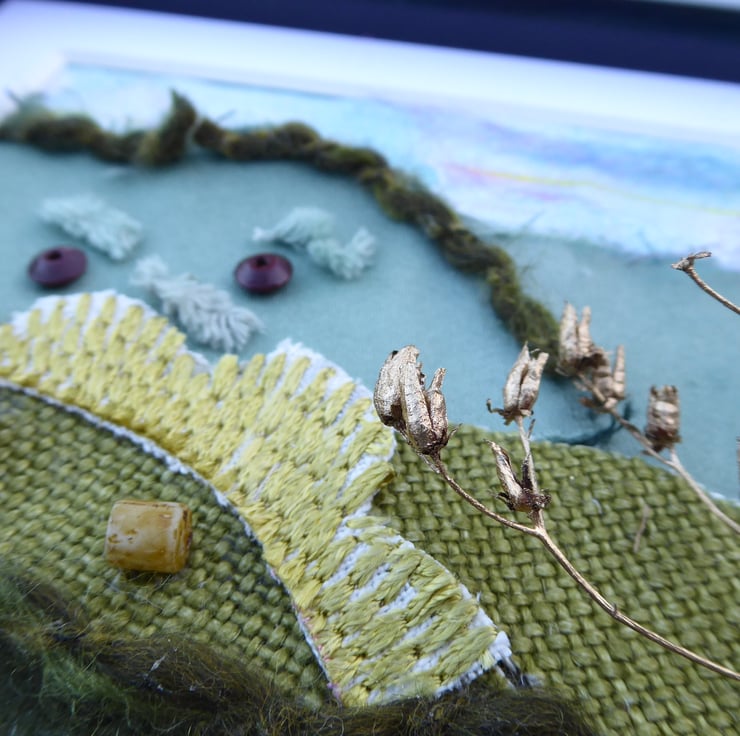 Rural Countryside Landscape with tree and hills... - Folksy