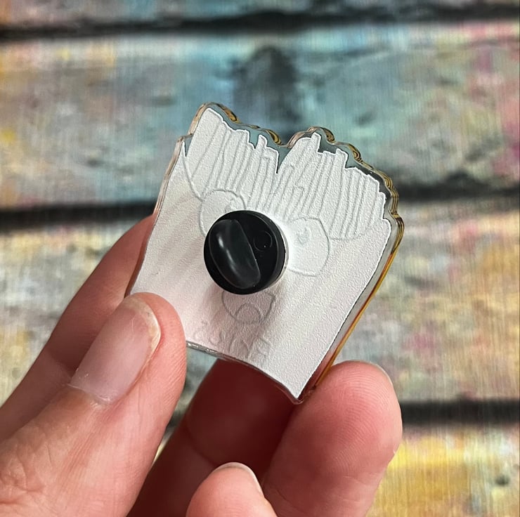 French Fries Pin Badge - French Fries - Cute Pi... - Folksy