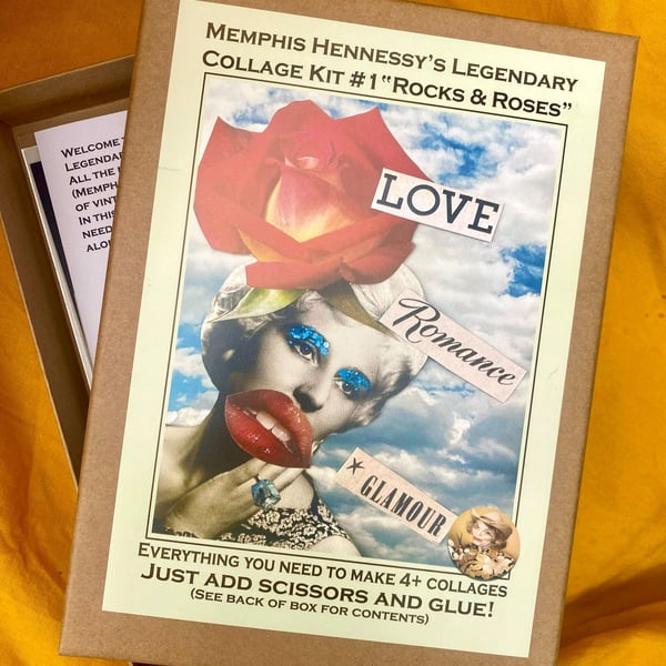 Memphis Hennessy's Legendary Collage Kits - Folksy