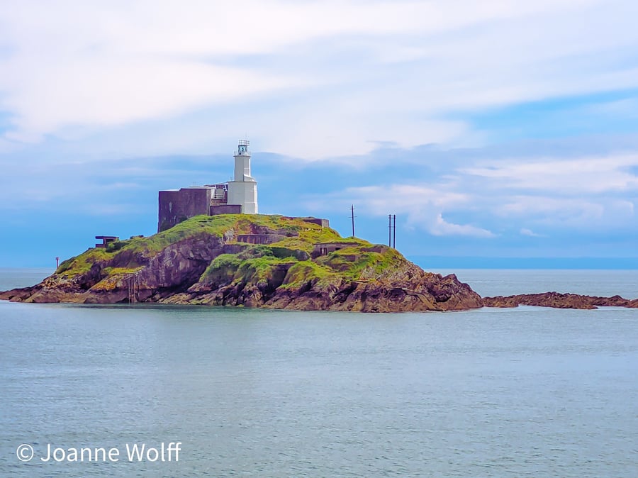 Photo Image of Mumbles Lighthouse, Swansea Bay,... - Folksy
