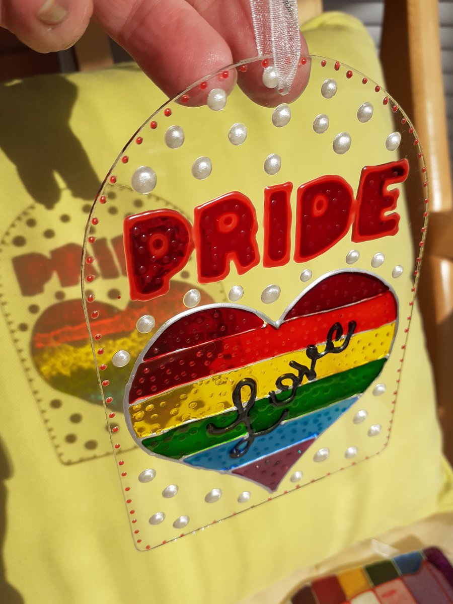 LGBTQ Pride sun catcher - Folksy