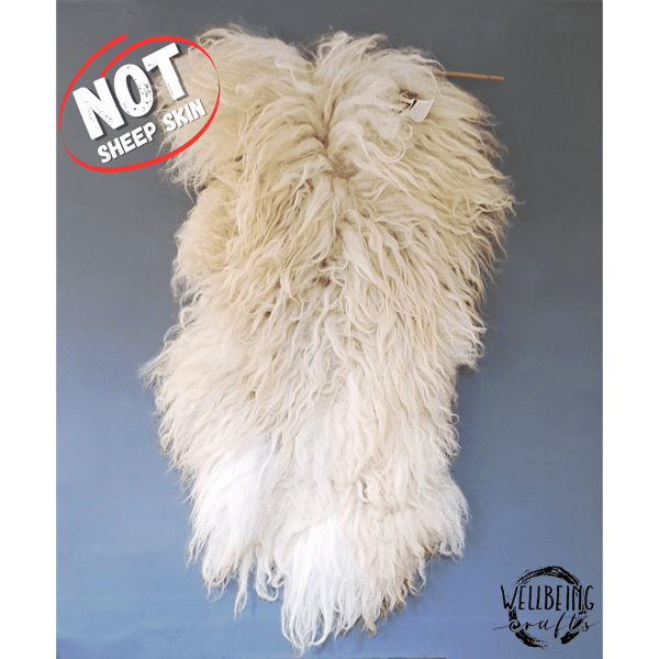 Pure wool rug Hand-Felted Ryeland x Valais Blac... - Folksy