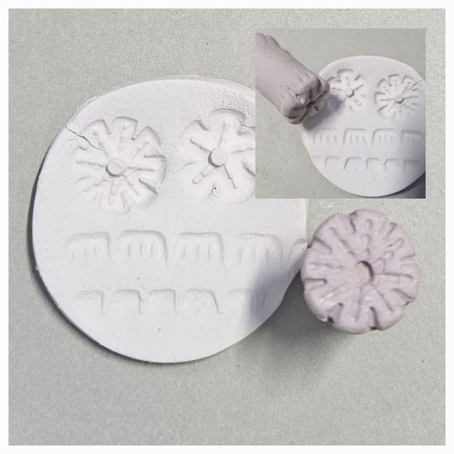 Hand Made Ceramic Stamp - Folksy