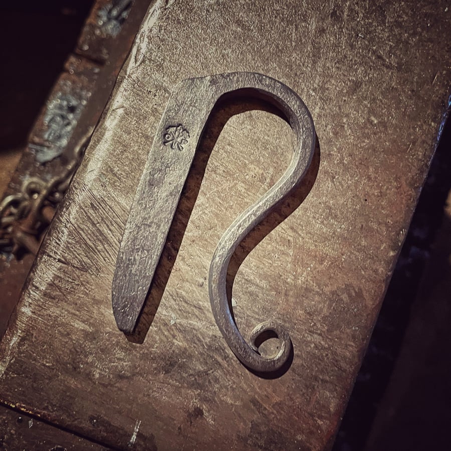 Hand Forged Traditional Fire Steel Flint Striker - Folksy