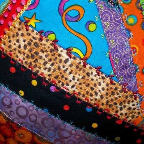 Crazy Patchwork Shoulder Bag - Folksy