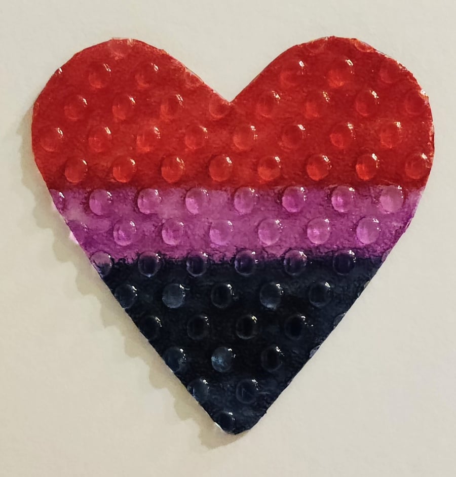 Love heart Bisexual Flag - Folksy