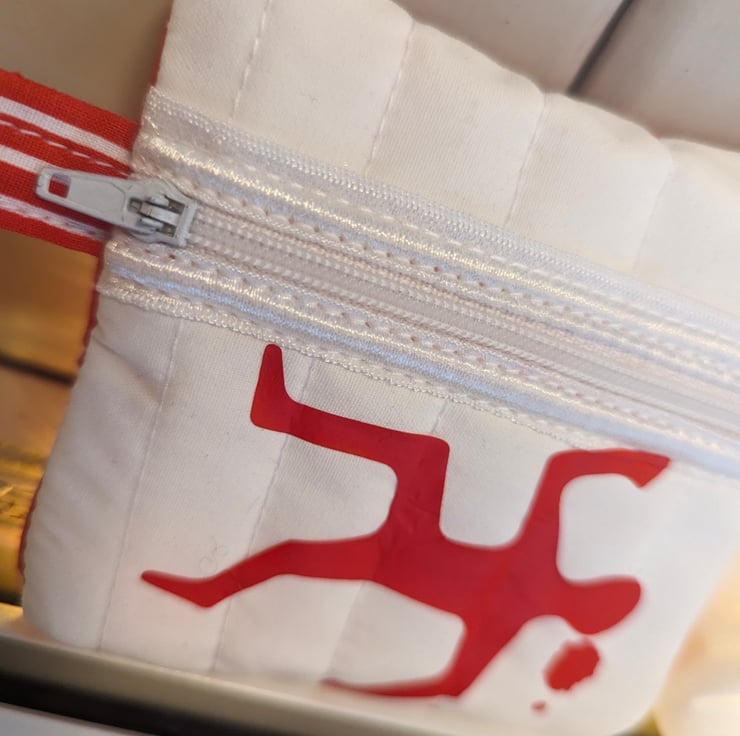 Blood spatter Hair bobble scrunchie purse horro... - Folksy