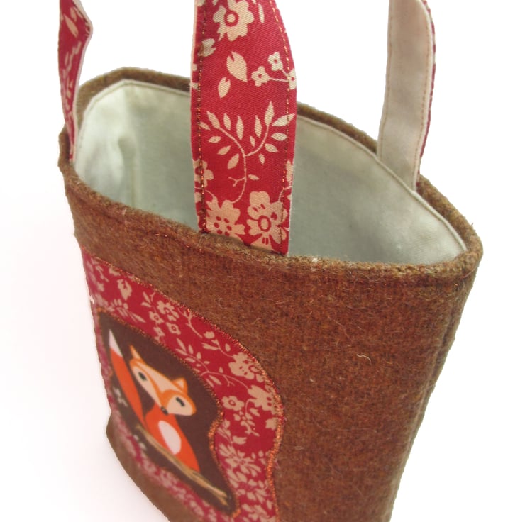 Cute Little Fox Gift Bag. Woodland Gift Wrap. B... - Folksy