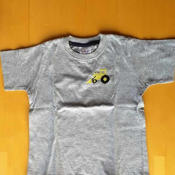 Grey Digger T-shirt Age 2 - Folksy