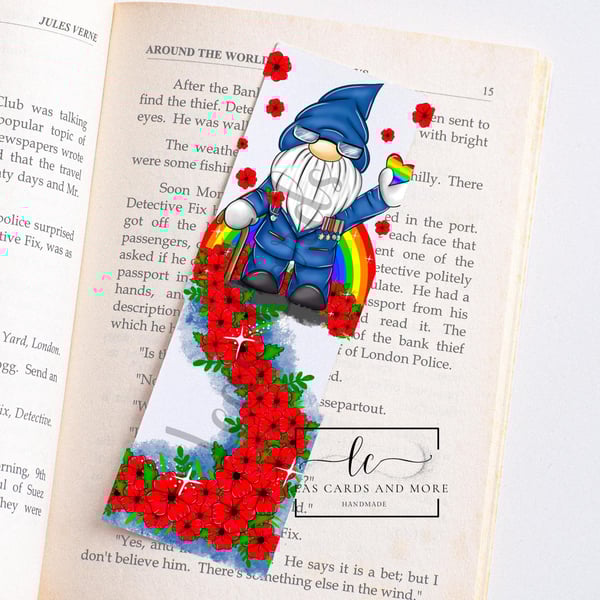 Handmade War Veteran Poppy Gnome Gonk Handmade ... - Folksy