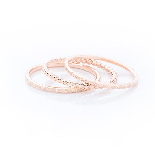 Handmade rings - gold on Folksy