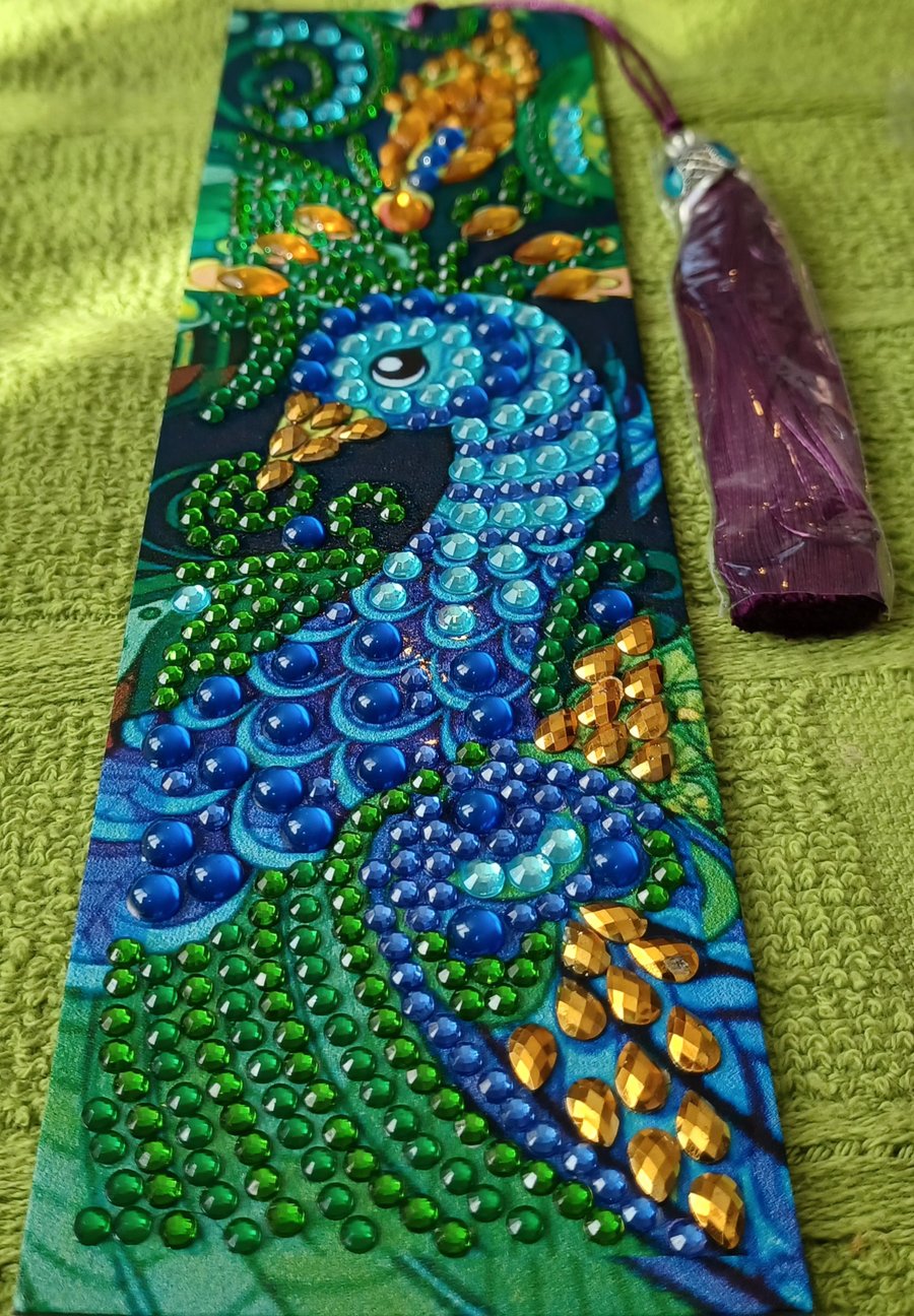 5d diamond painting bookmark - Folksy