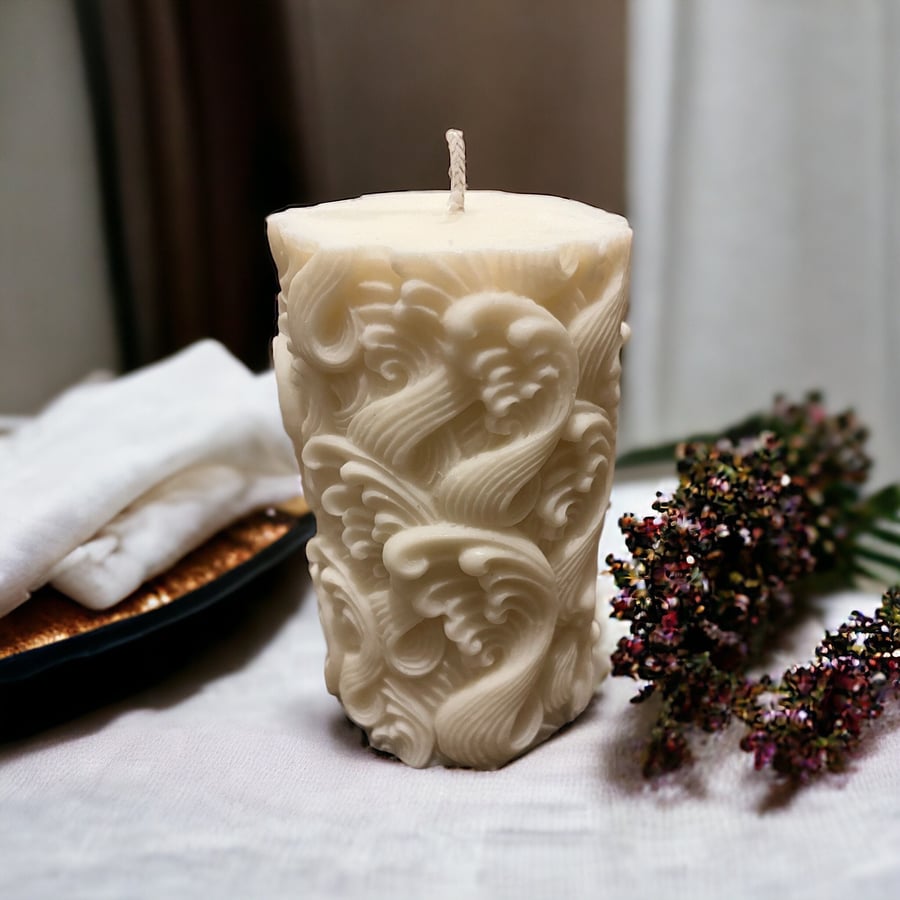 Angelic Design Candle, Candle Gift for Her, Han... - Folksy