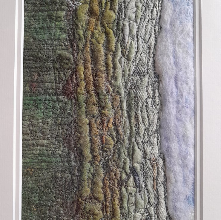 Contemporary Textile Landscape 'Hedgerows' - Folksy