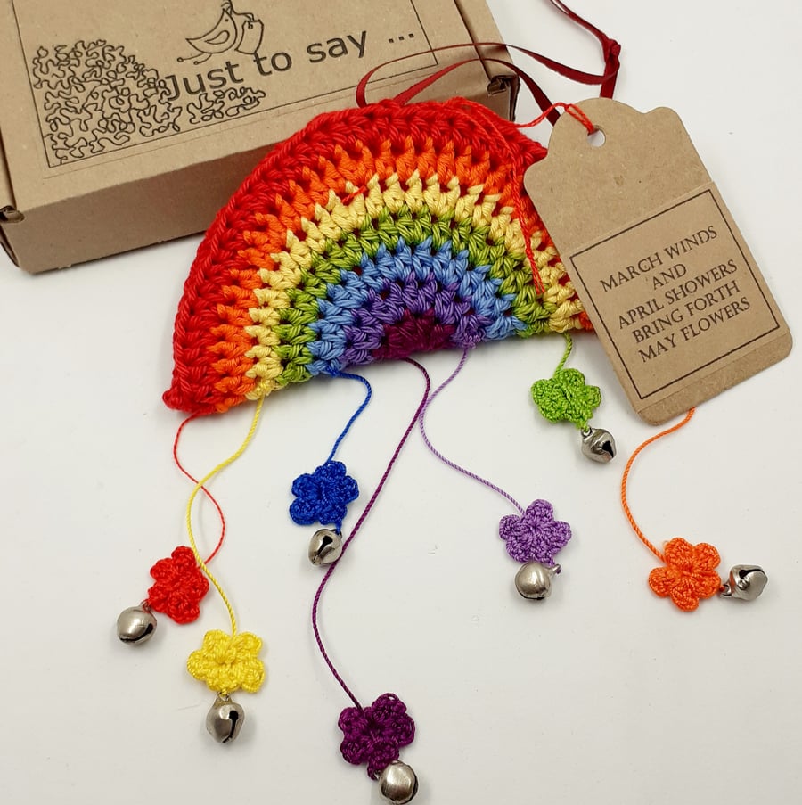 March Winds, April Showers, May Flowers. Croche... - Folksy