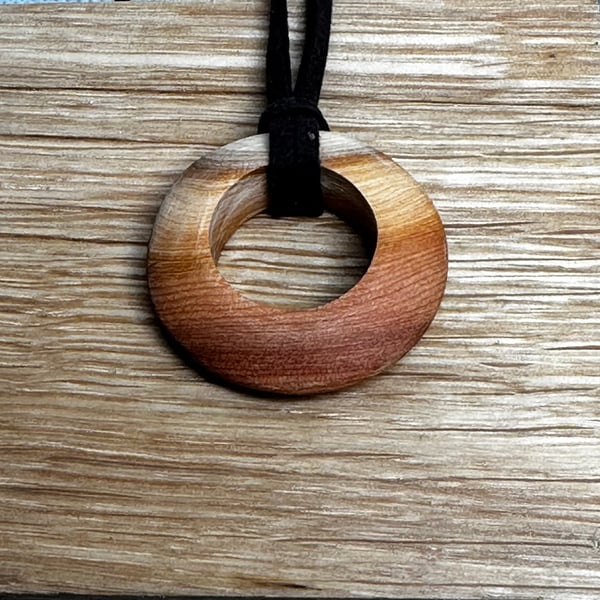 Yew ring pendant - Folksy