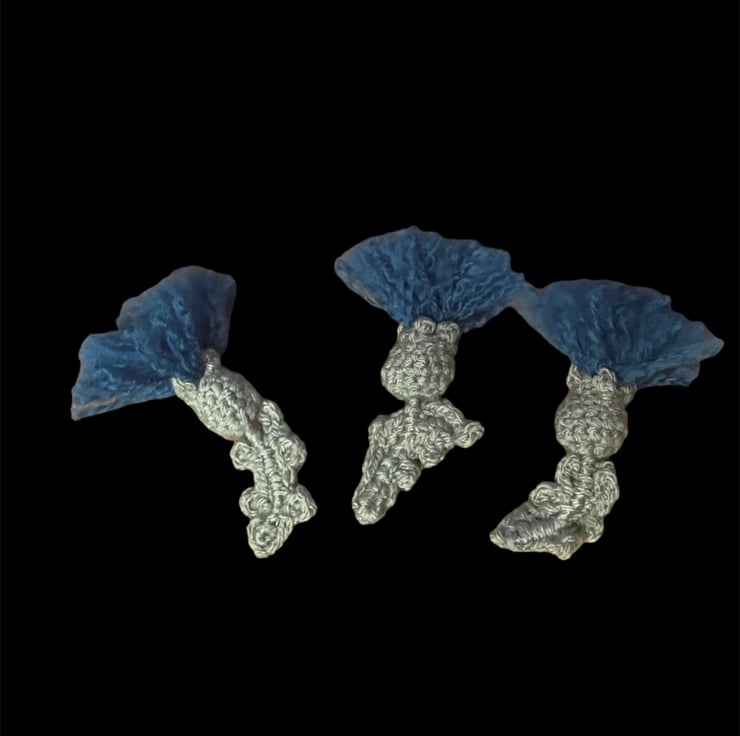 Blue Thistle Brooch, Scottish Thistle Pin, Flow... - Folksy