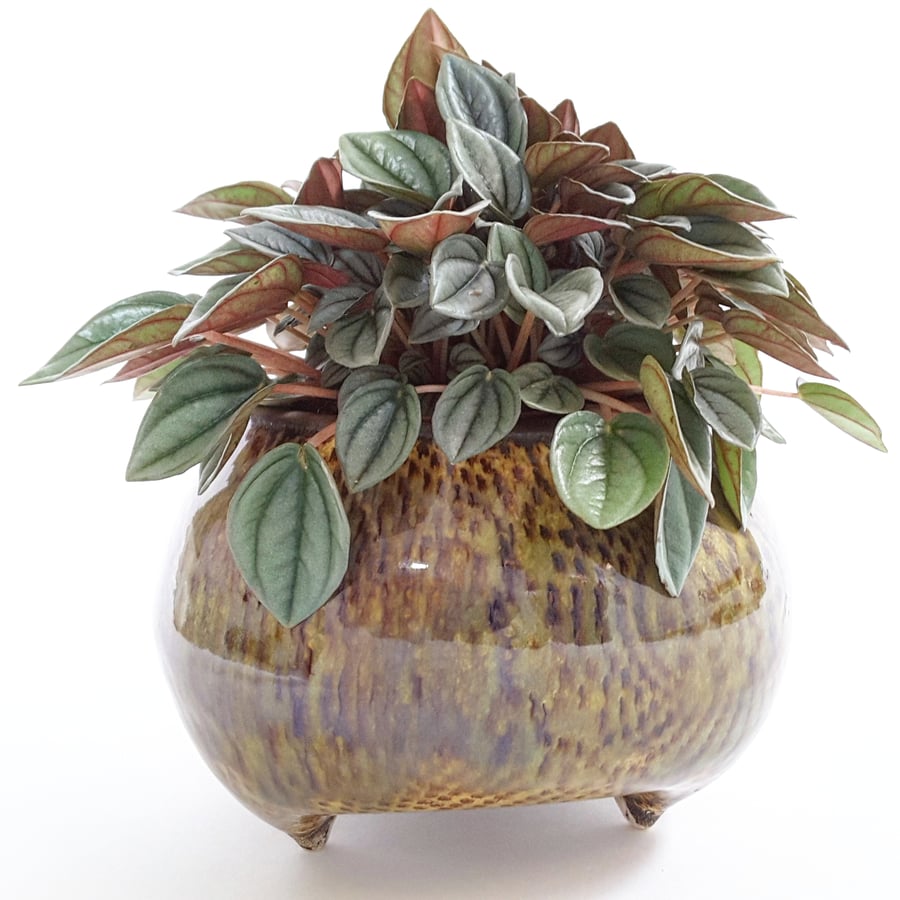 Three Legged Plant Pot Holder - Folksy