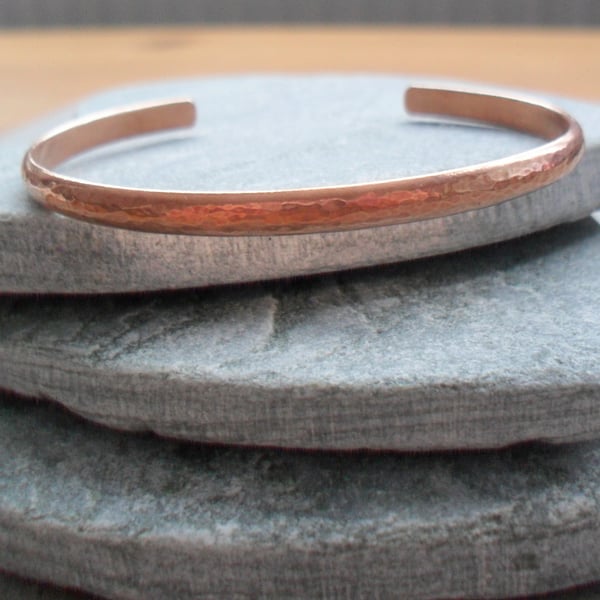 Copper Cuff Bracelet Bangle - Folksy