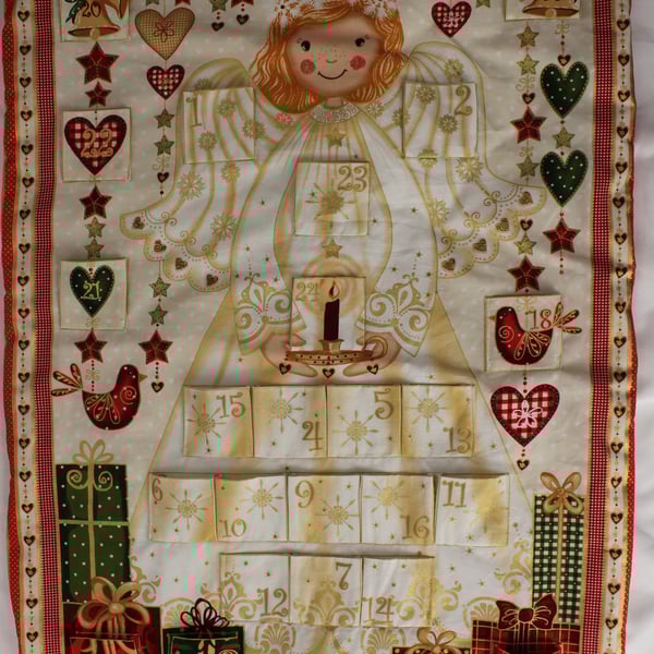 Angel Advent Calendar - Folksy