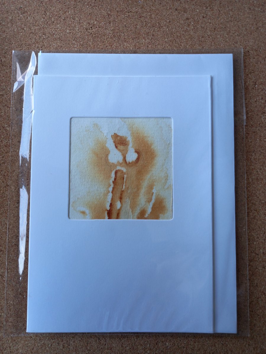 Rust Print Card - Folksy