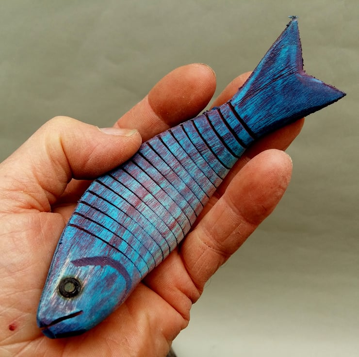 articulating fish - Folksy