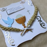 First Holy Communion Handmade Card - Folksy