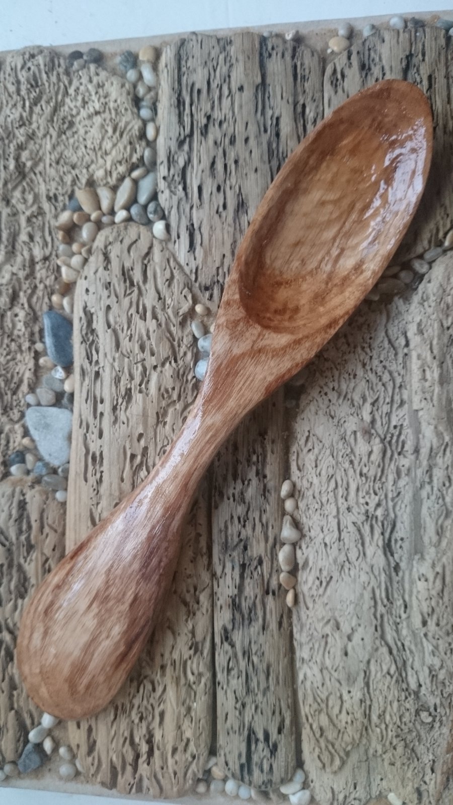 Ash double ended spoon - Folksy