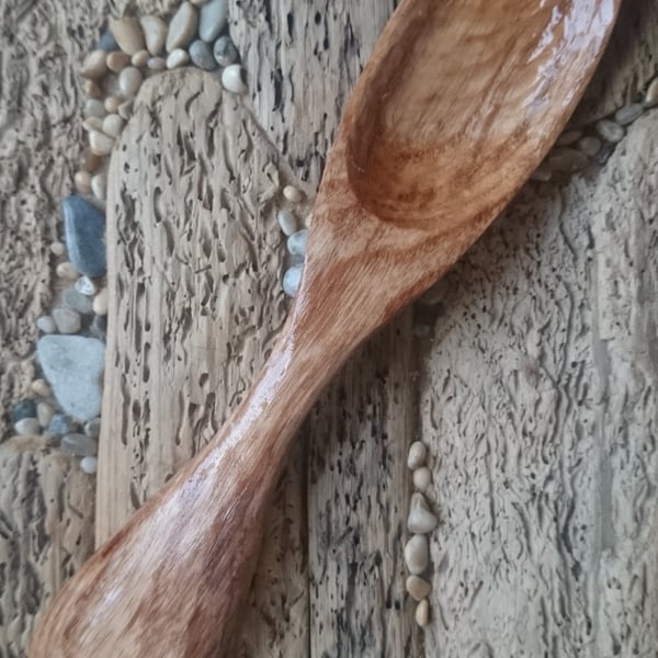 Ash double ended spoon - Folksy