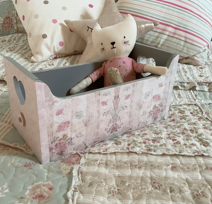 Storage Box, Decoupaged Wooden Tidy, Home Decor - Folksy