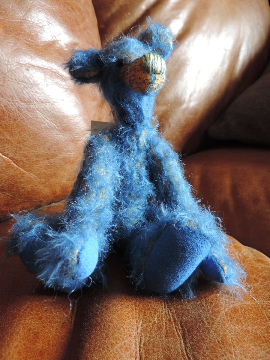 7 inch Handmade Mohair Collectible Teddy Bear - Folksy