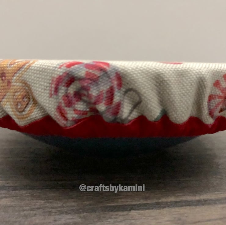 Christmas reuseable cover for bowls, mugs, glas... - Folksy