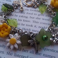 Buttercup & Daisy Chain Bracelet. - Folksy