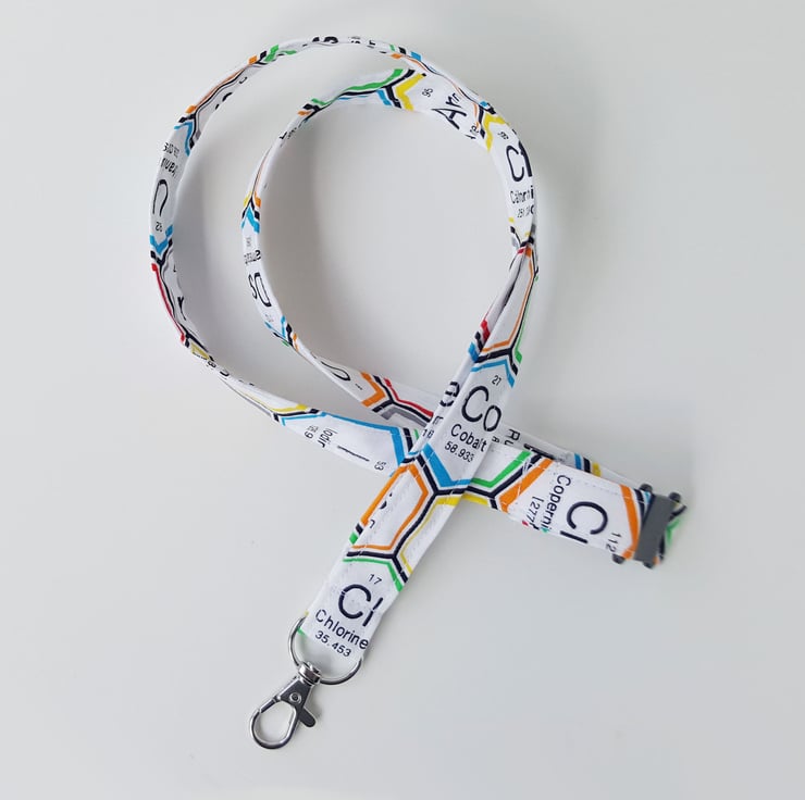 Science Periodic Table Teacher Lanyard - Free P... - Folksy