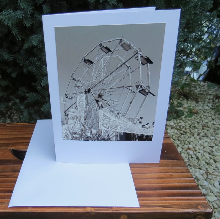 The big wheel. A card featuring an original ph... - Folksy