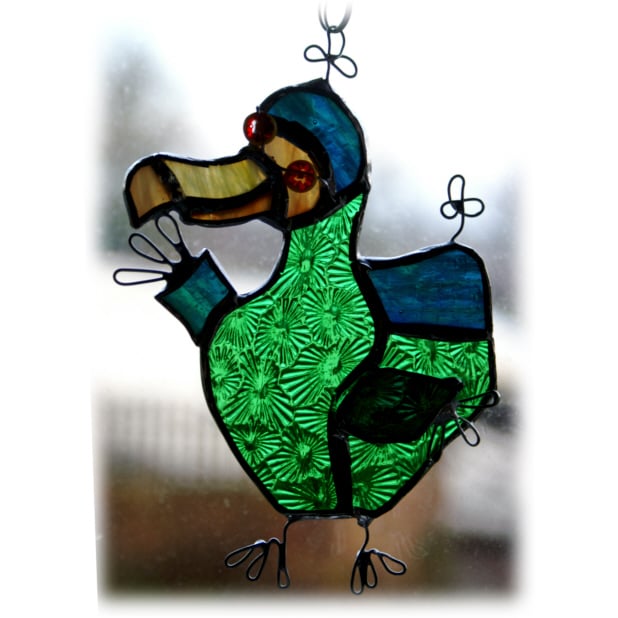 Reserved for Halina - Dodo Stained Glass Sunca... - Folksy
