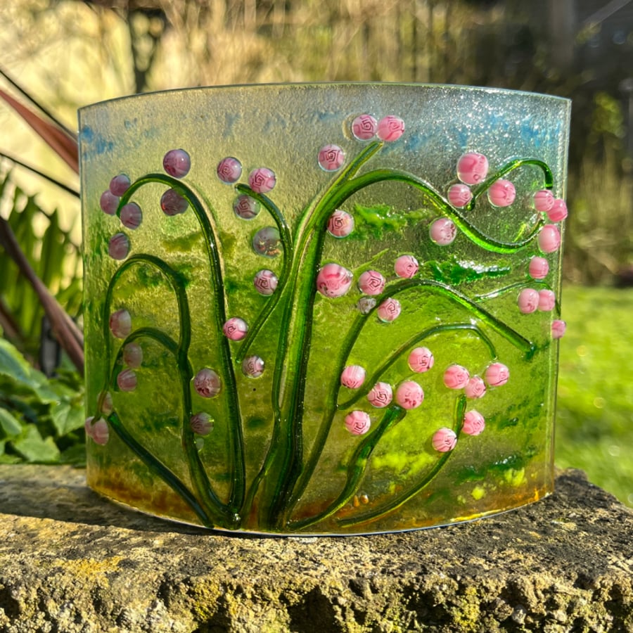 Rose design glass arc - Folksy