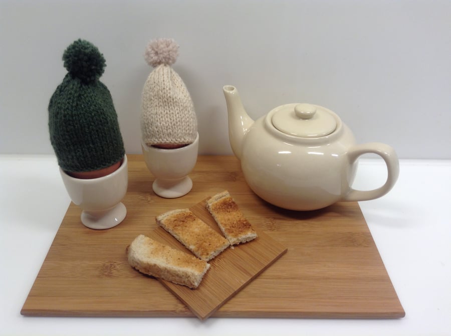 Set of 4 Egg Cosies - Folksy