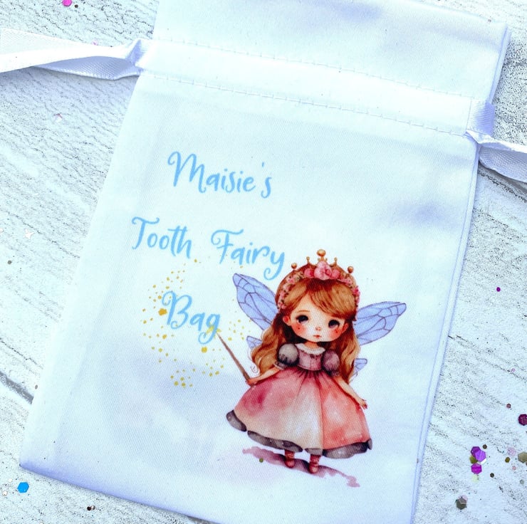 PERSONALISED Tooth Fairy Bag- Loose Tooth Fairy... - Folksy